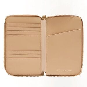 Lost + Wander | Bags | Nwt Lost And Wander Tan Passport Wallet Wristlet ...